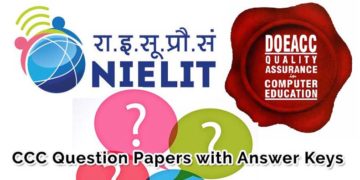 CCC Sample Question Paper - Previous Year MCQs with Answers Set-B